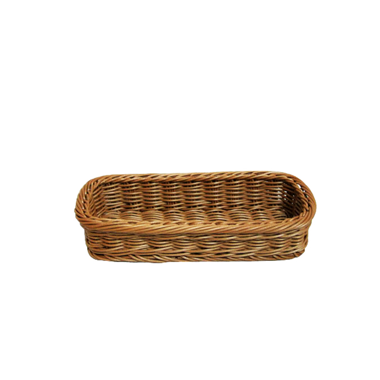 plastic PP rattan display basket for knife and fork - Buy fruit basket ...